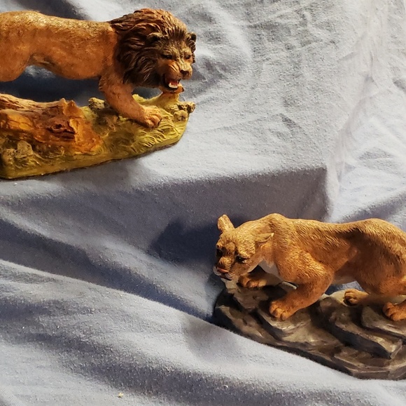 Other | Beautifully Detailed Lion And Lioness Figurines | Poshmark